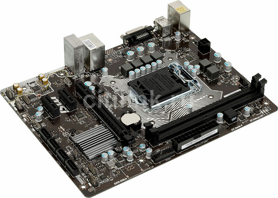 Материнская плата MSI H110M PRO-D (H110M PRO-D) - LGA 1151, Intel H110, 2хDDR4-2133 МГц, 1хPCI-Ex16, mATX
