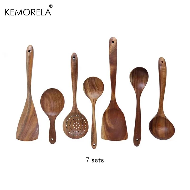Набор деревянных ложек KEMORELA YS-9619 7Pcs