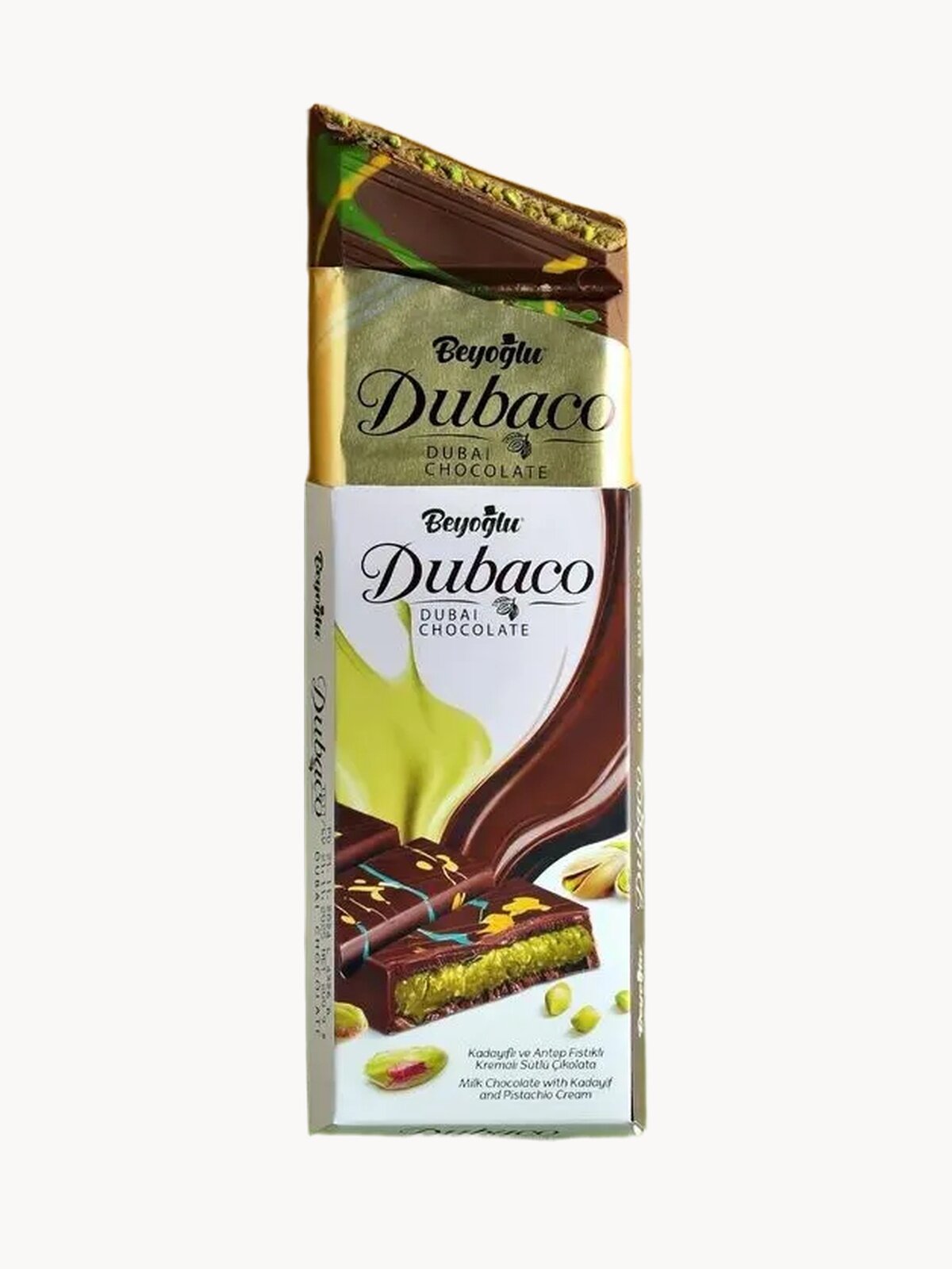 Дубайский шоколад с фисташкой, 200 г. Оригинальный вкус, Турция без марципана