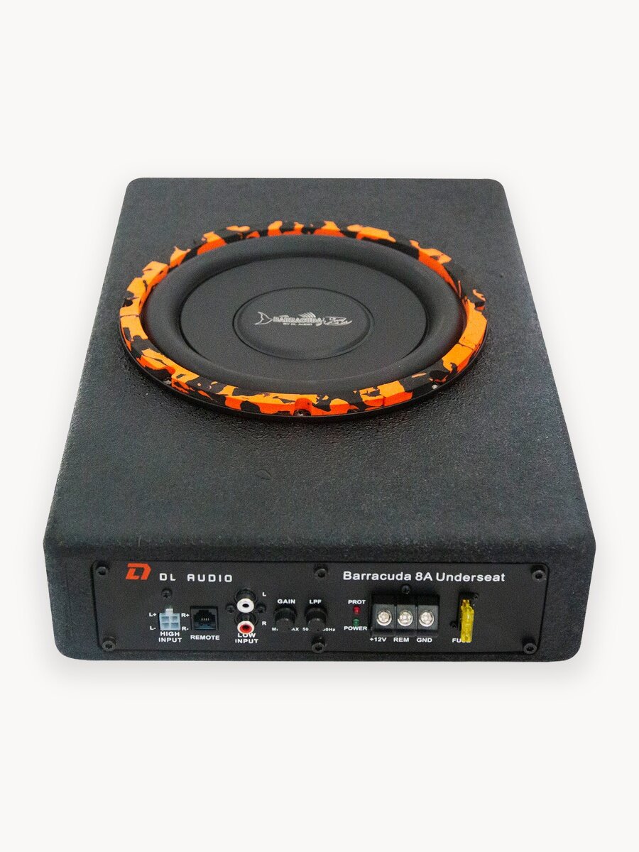 Активный сабвуфер автомобильный подсидельный DL Audio Barracuda 8A Underseat