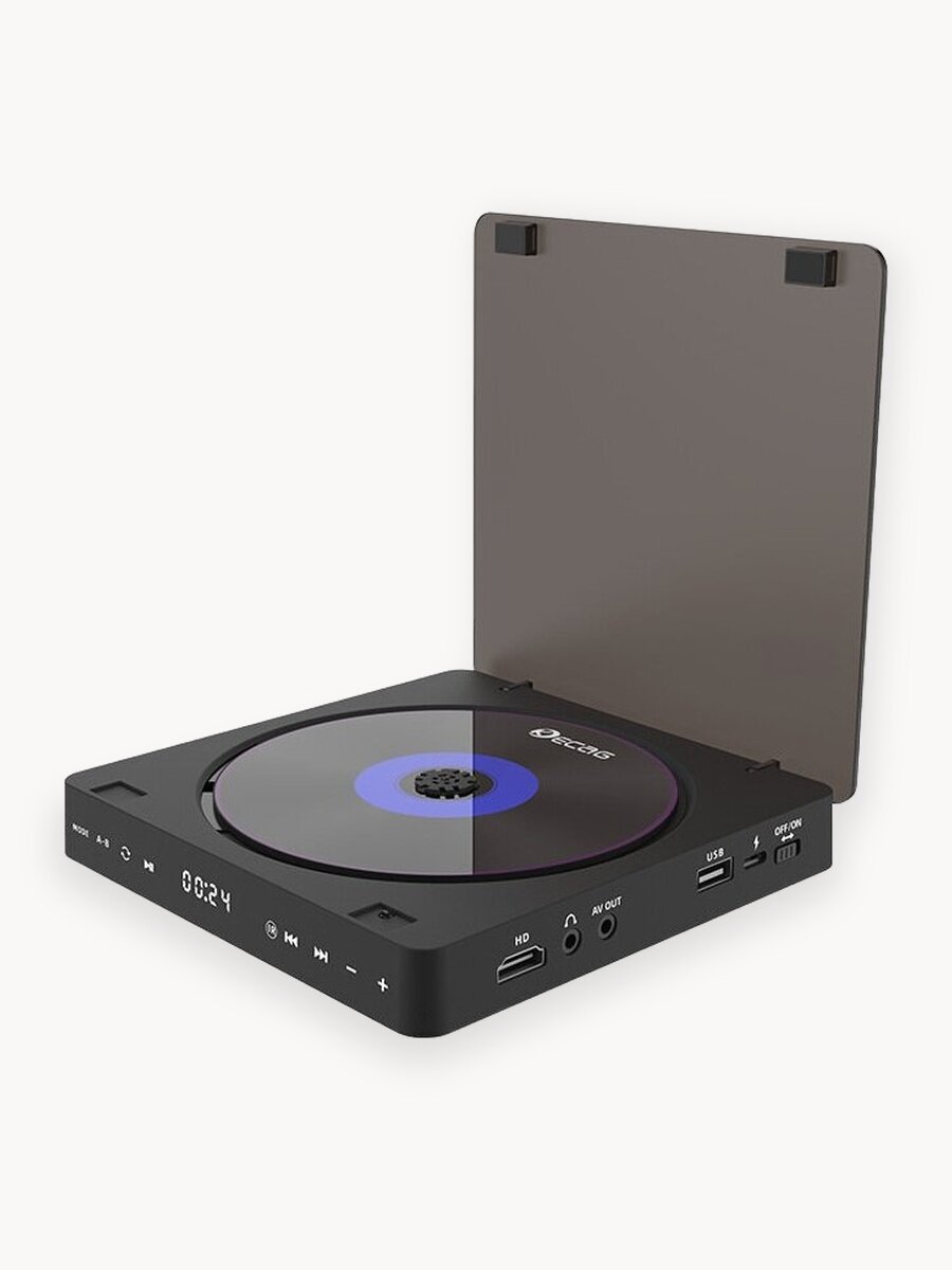 Проигрыватель hahafsq TM8 KC-708, верхняя загрузка, поддержка Full HD, черный