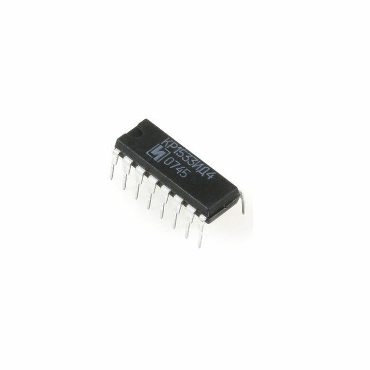 Микросхема КР1533ИД4 74ALS155N (2шт)
