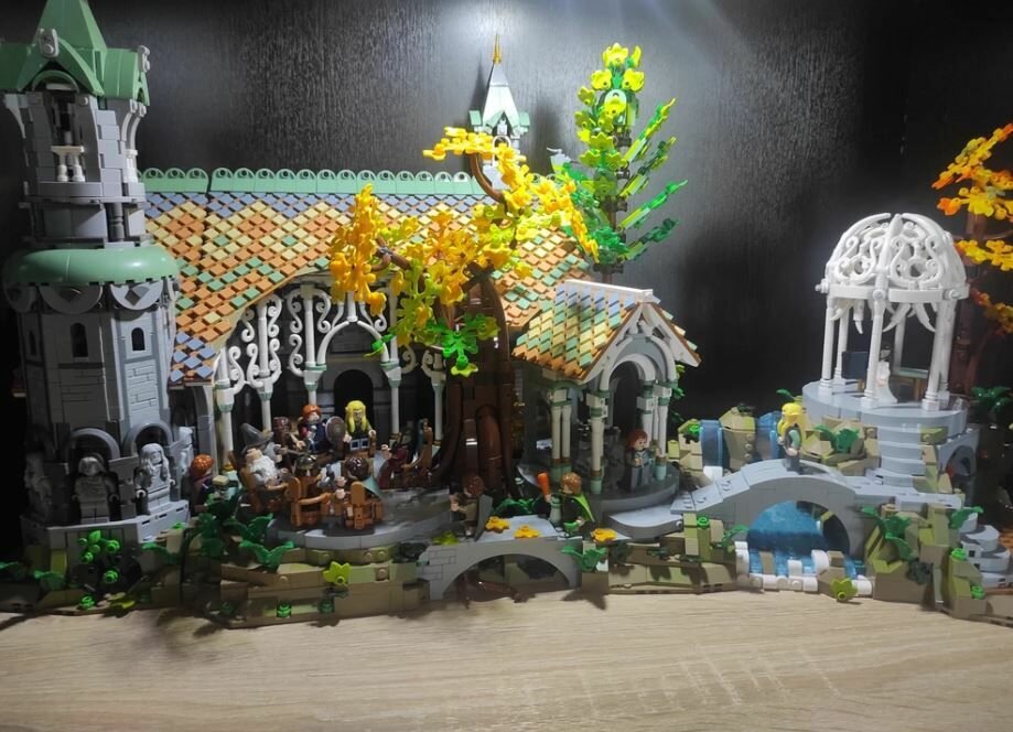 Конструктор Последний листинг E9958 The Lord of the Rings: Rivendell Кирпичи 6167pcs Совместимость с 10316