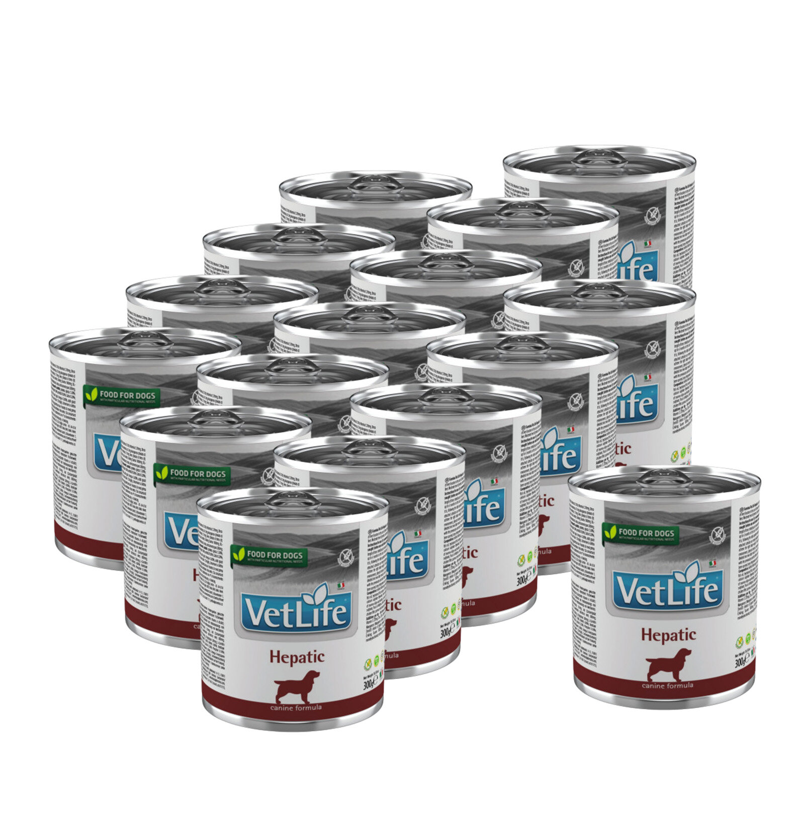 Паштет Vet Life Hepatic / для собак при заболевании печени, 300 г 16 шт.