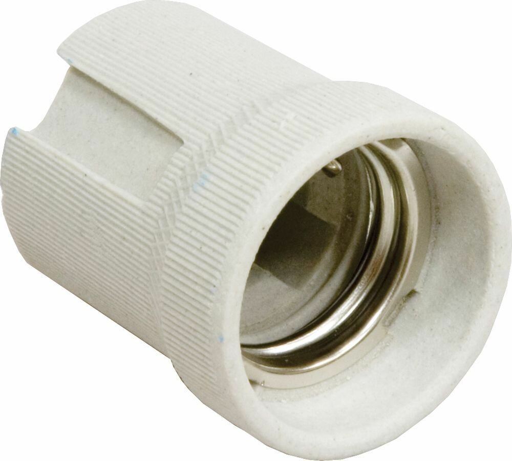 Патрон Е27 керамический | код. 22327 | FERON ( упак.20шт.)