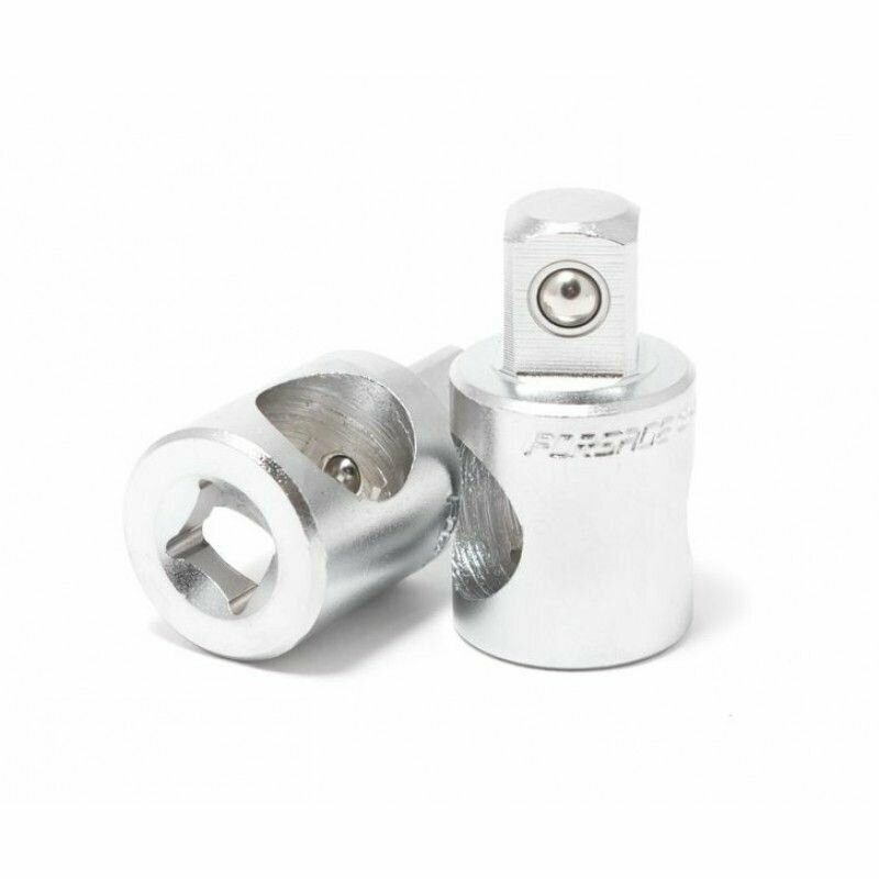 Адаптер-переходник Forsage, 1/4", 3/8", для трещоток, серебристый