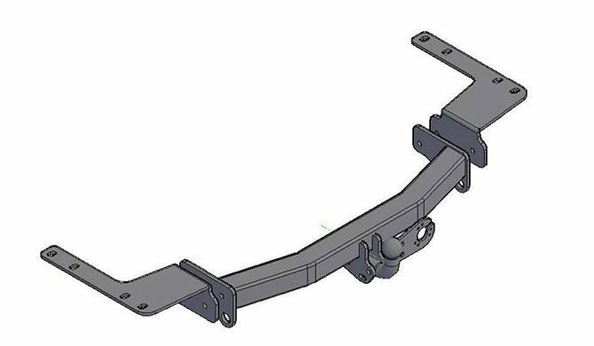 Фаркоп для Toyota Land Cruiser 100VX с 1998-2007г. в. (без электрики) (паспорт и сертификат) Трейлер.7820