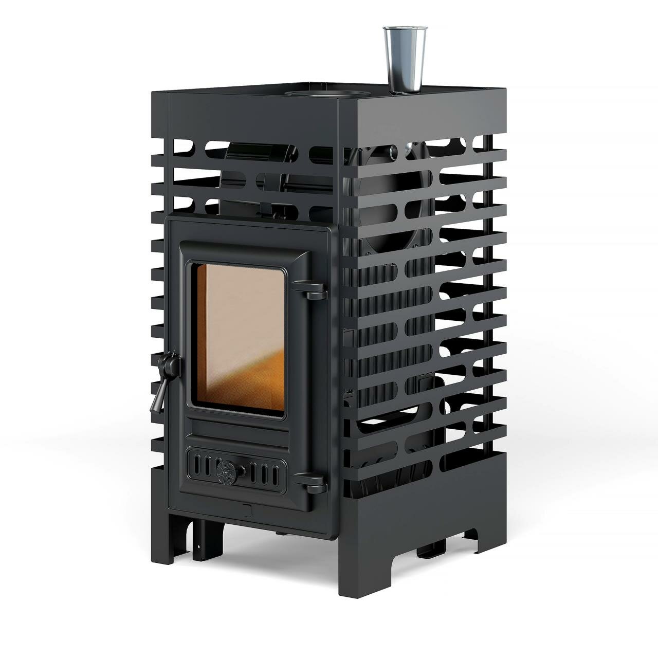 Печь для бани ASTON «Шторм 20» без выносного туннеля (350) диаметр дымохода: 120 мм