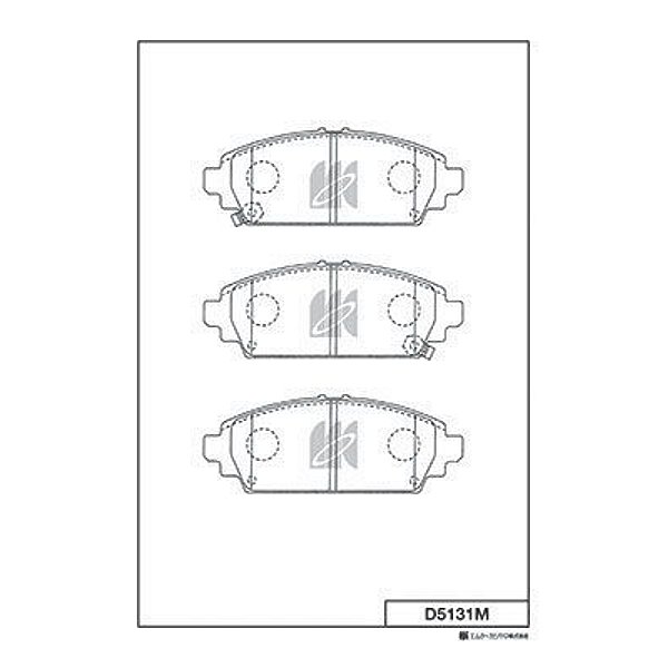 MK KASHIYAMA D5131M (D5131M_MK) d5131 колодки дисковые передние\ Honda (Хонда) Accord (Аккорд) 1.6i 16v 99-03