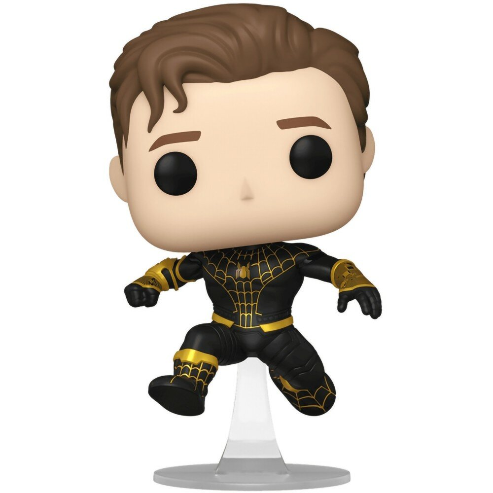 Фигурка Funko POP! головотряс Spider-Man: No Way Home Spider-Man (Black and Gold Suit) (Exc) 65038