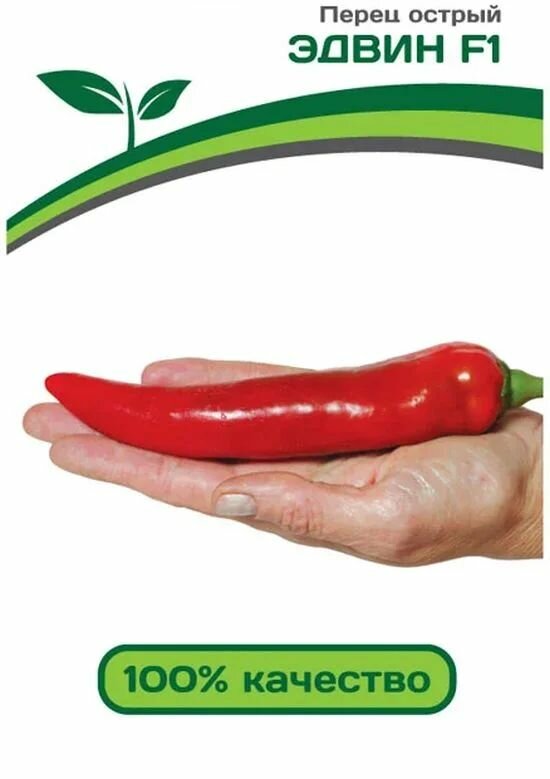 Коллекционные семена перца острого Эдвин F1