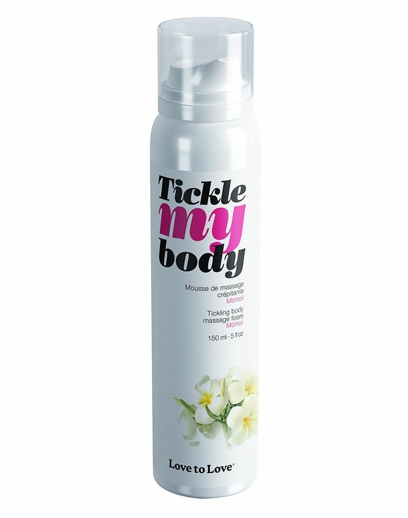 Массажная хрустящая пенка с ароматом моной Tickle My Body Monoi, 150 мл