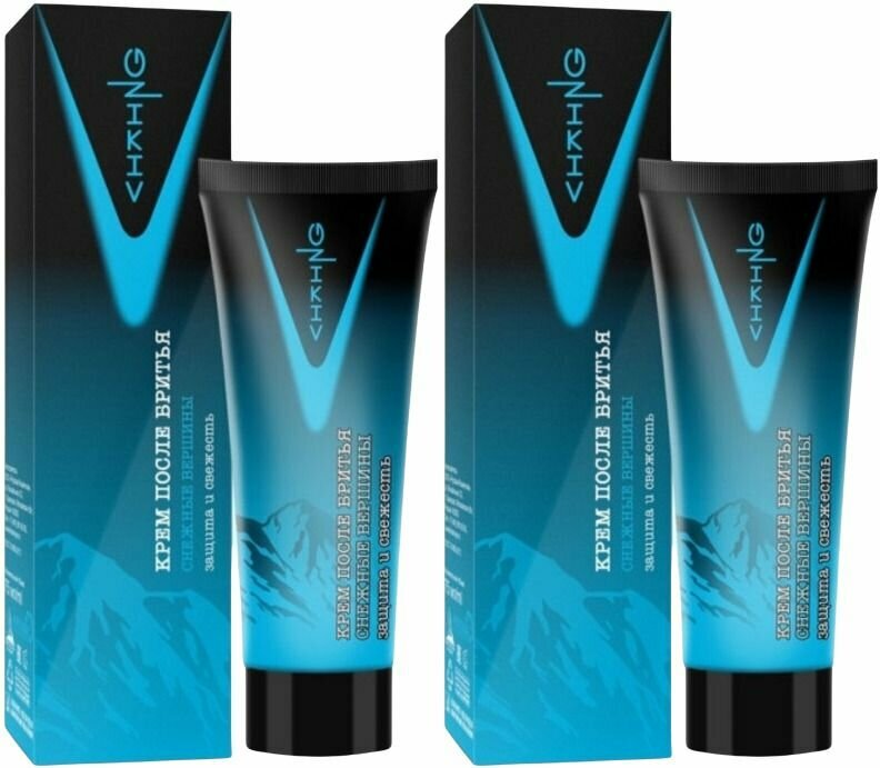 Viking Крем для бритья Снежные вершины, 75 мл, 2 шт