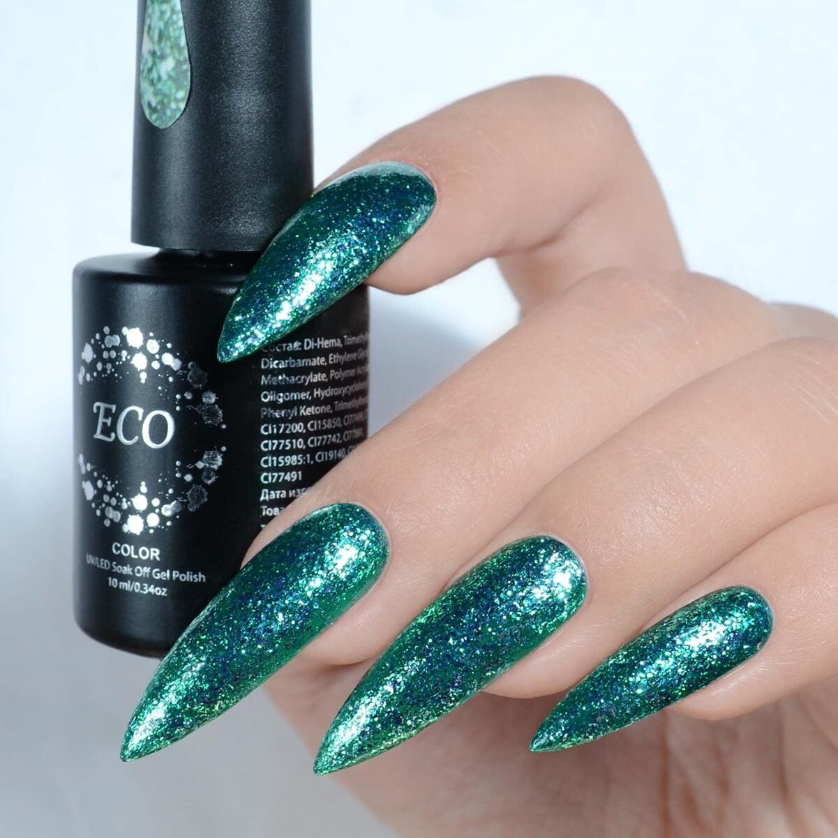 Гель-лак для ногтей ТМ ECO "Фольга" №112 (№12), 10 мл