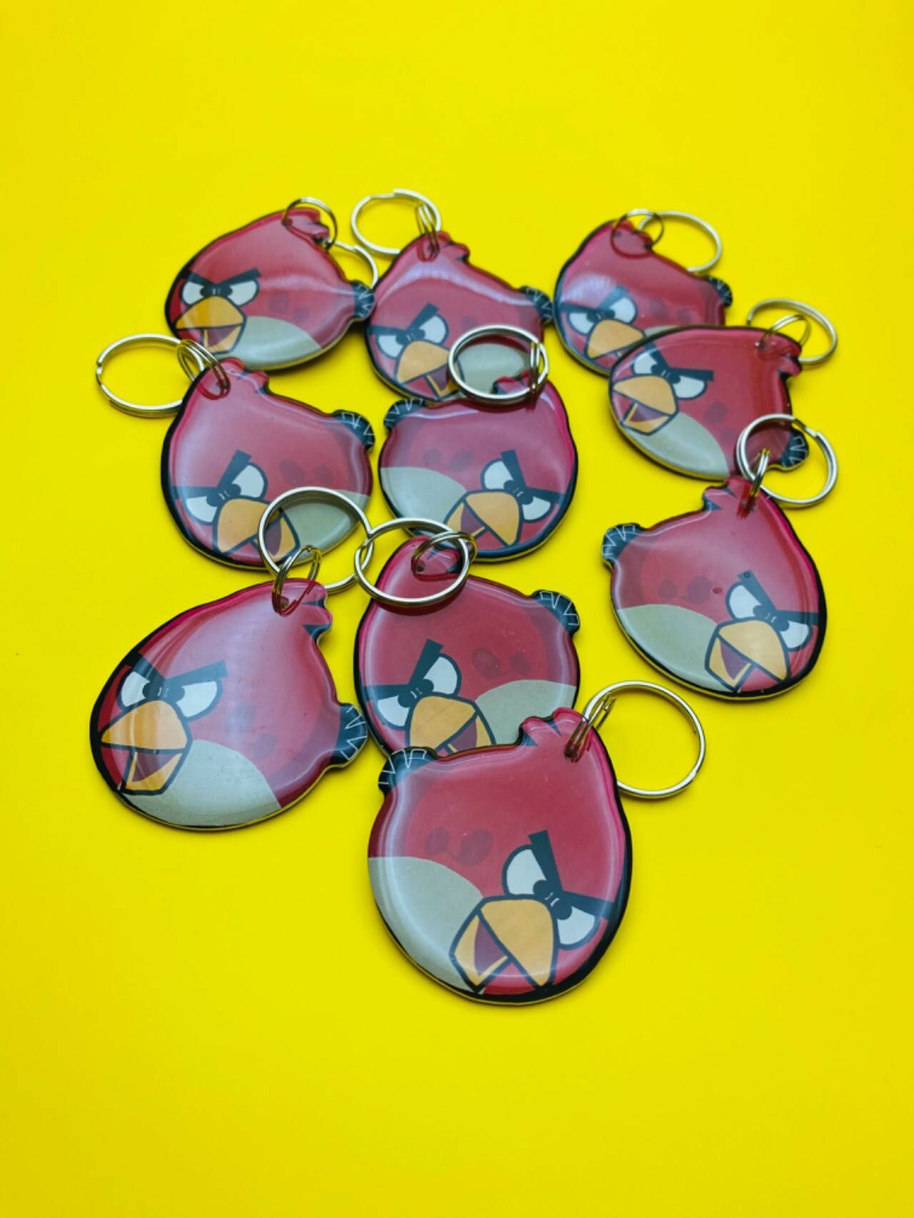 Прокси RFID Т5577 125Khz Бесконтактный Angry Birds 10 шт.