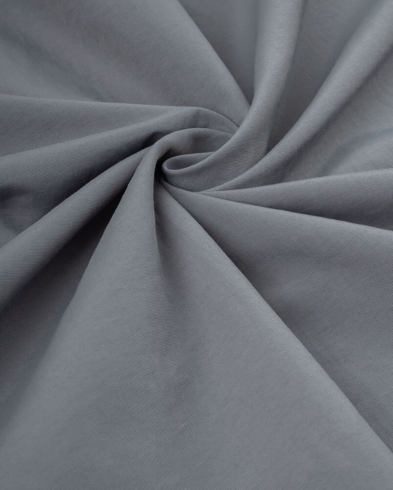 Ткань курточная Таслан на мембране (TASLAN, во MILKY). Цвет светло-серый. Готовый отрез 5*1,5 м.