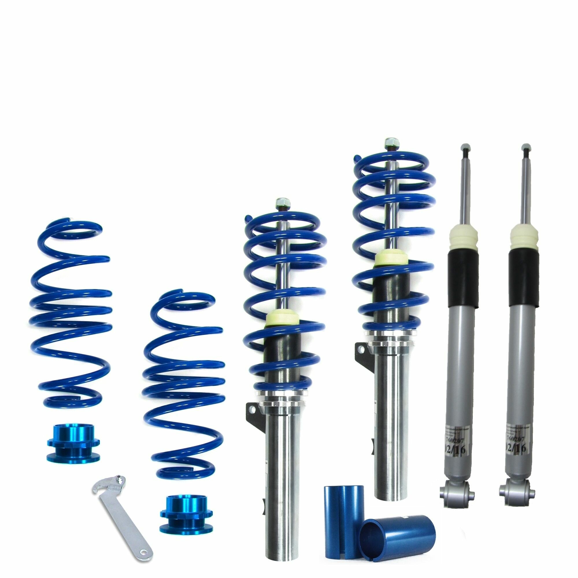 Audi A3 8V, VW Golf 7 с балкой Винтовая подвеска подвеска койловеры с регулировкой высоты JOM Blueline