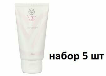 Virgin Star - Интимный гель-лубрикант для женщин, 50 мл. Набор 5 шт .