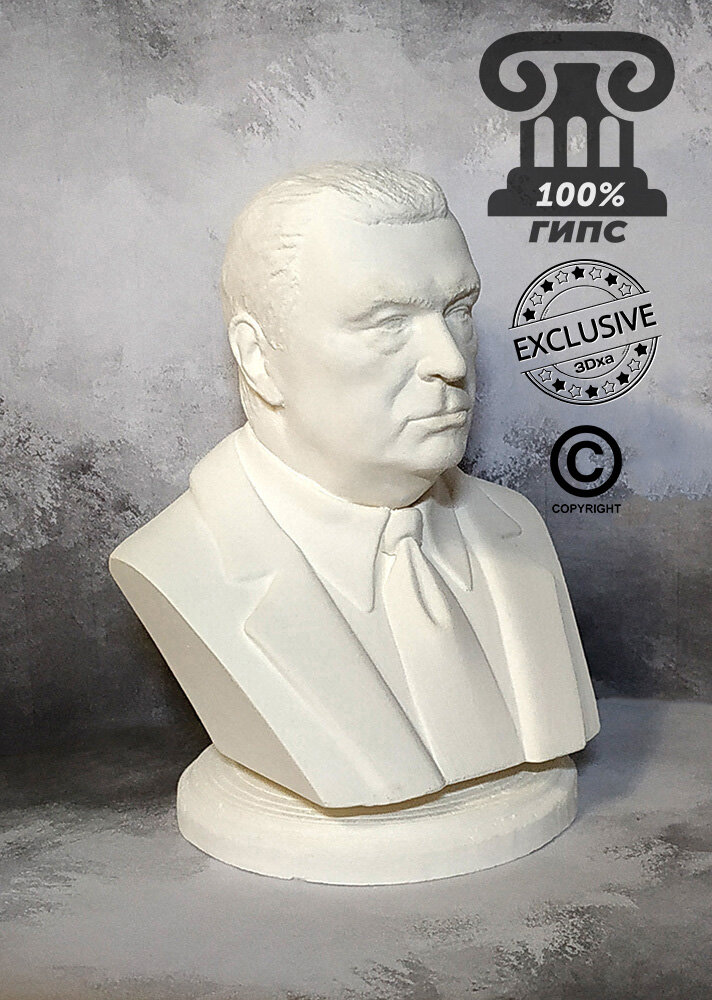 Бюст В. В. Жириновский (гипс)