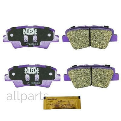 NIBK PN0538 Колодки тормозные задние NIBK PN0538