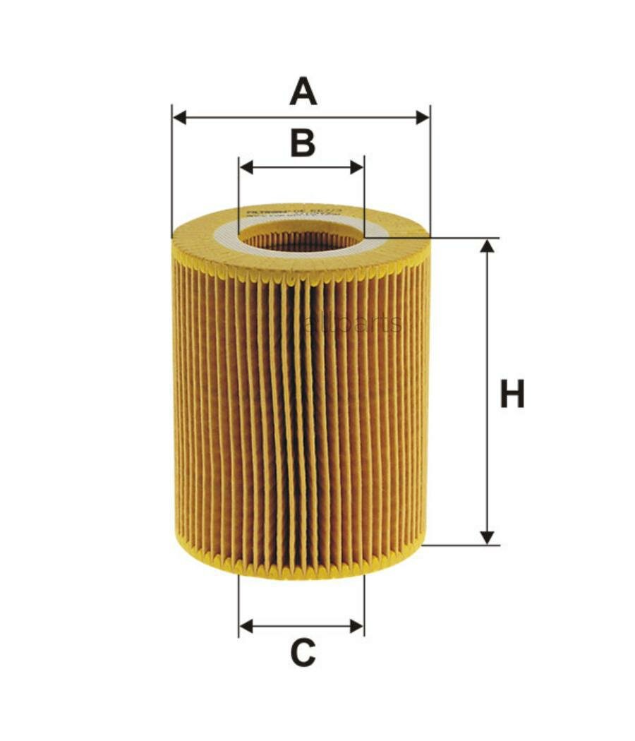 FILTRON 'OE6673 Фильтр масляный 3.0D D4/D5/RR+/RR 13-
