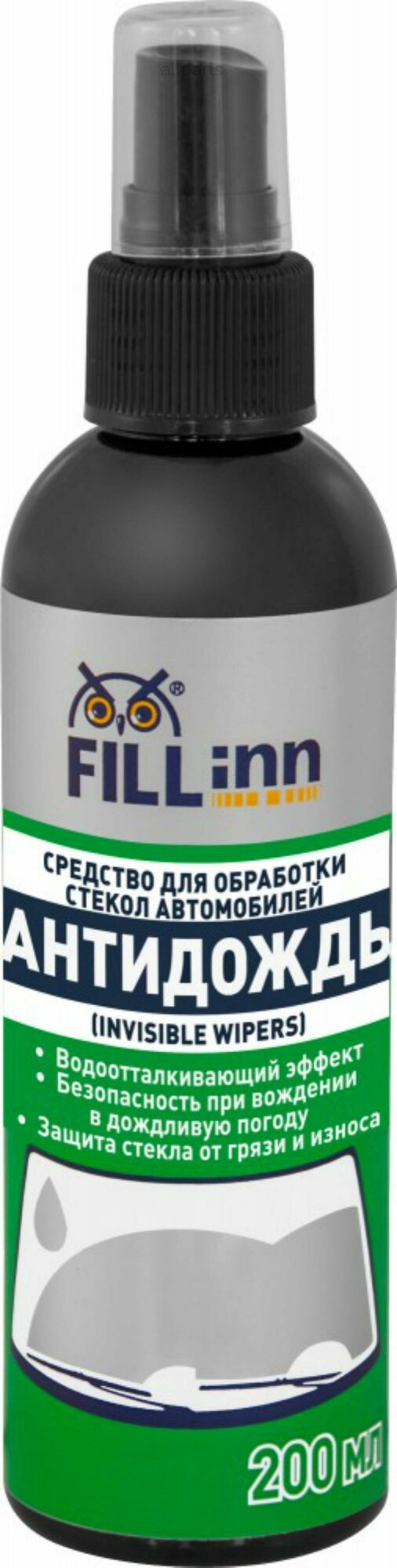 FILLINN FL112 Антидождь Для стекол, фар, зеркал FILLinn Спрей 200 мл