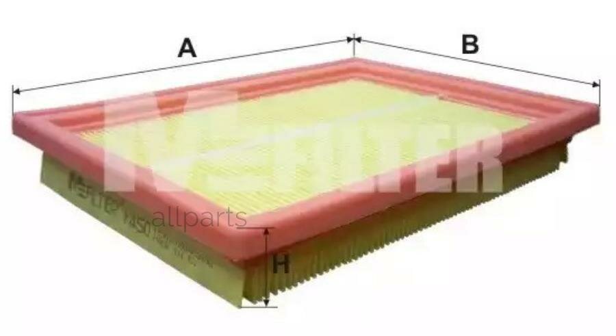 M-FILTER K450 фильтр воздушный!\ Honda Civic, Nissan Almera/Primera 1.4i/1.6i 94-02