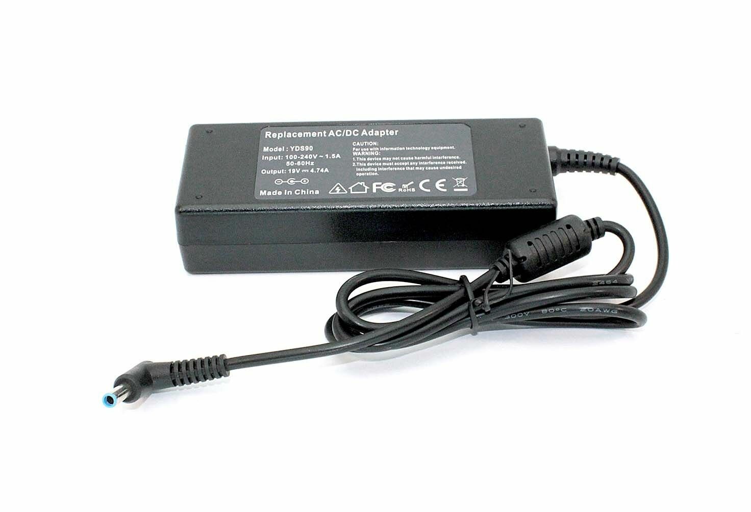 Блок питания для ноутбука HP PA-1900-32HE, 19.5V, 4.62A, 90W, разъем 4.5 x 3.0 мм с ножкой в центре, код 079474