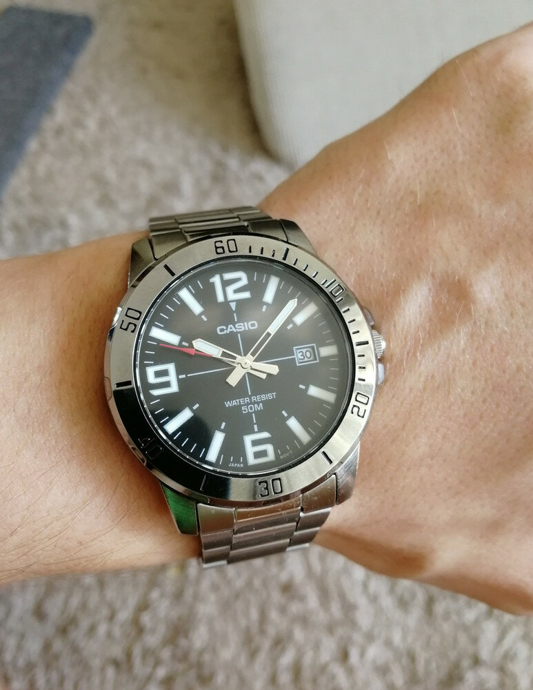 Наручные часы CASIO Collection, серебристый — фото 1