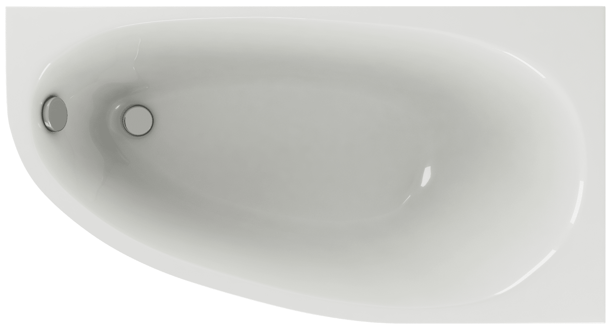 Акриловая ванна Aquatek Дива 150x90 DIV150-0000002 правая угловая