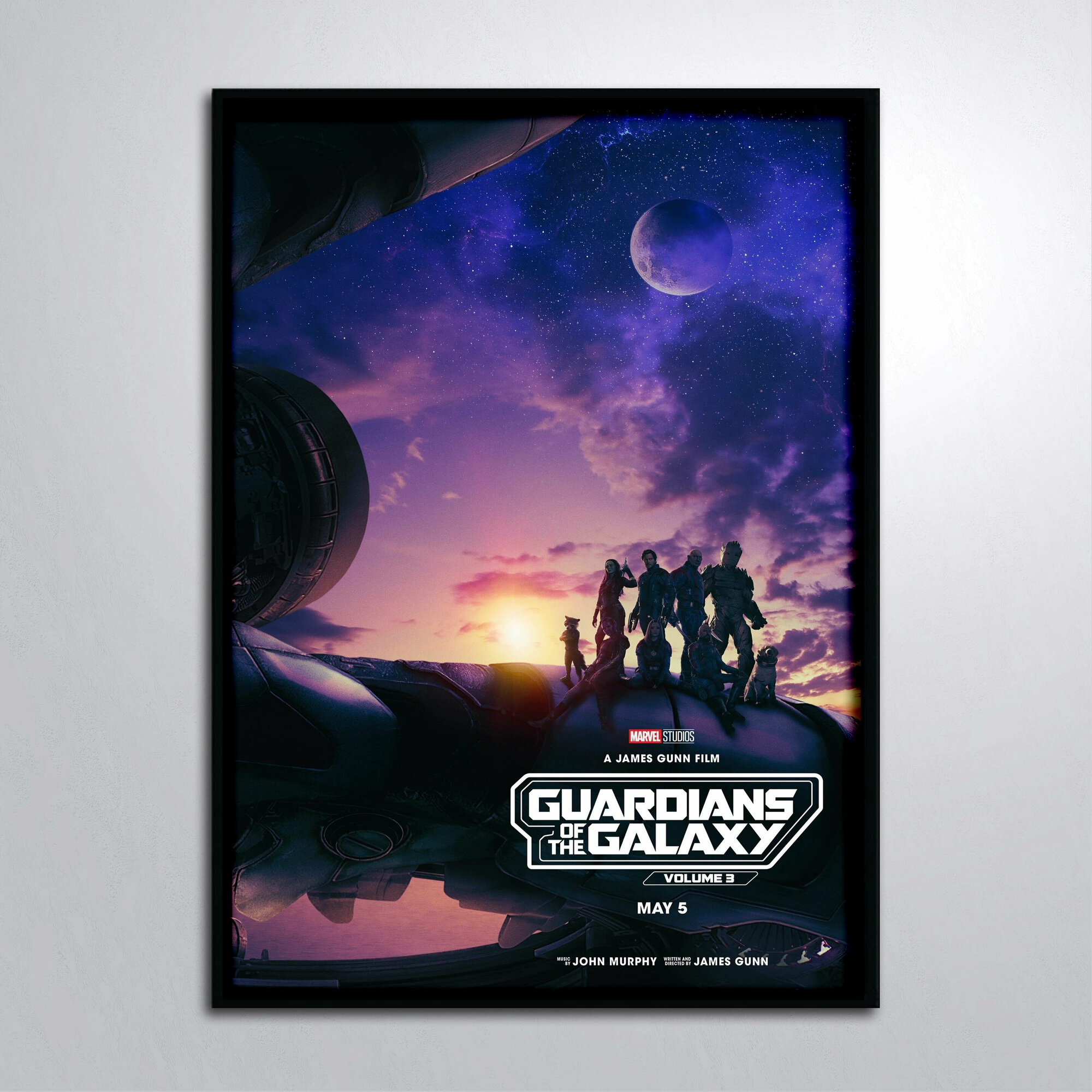 Постер без рамы/Марвел Стражи Галактики Часть 3 Корабль Guardians of the Galaxy