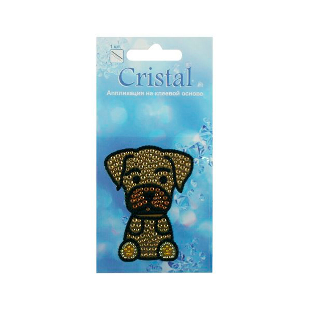 Аппликация на клеевой основе Cristal 'Щенок-6', 18305, 6,8*5,3 см