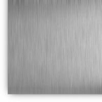 Пластина металлическая для сублимации (116х166) мм, для плакетки (150х200) мм, "Серебро глянцевое"