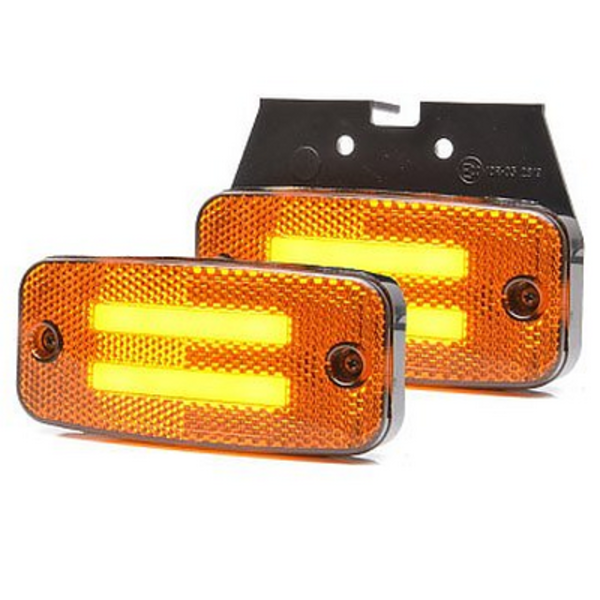 WAS 1138 фонарь габаритный бортовой с двумя неоновыми полосами оранжевый led