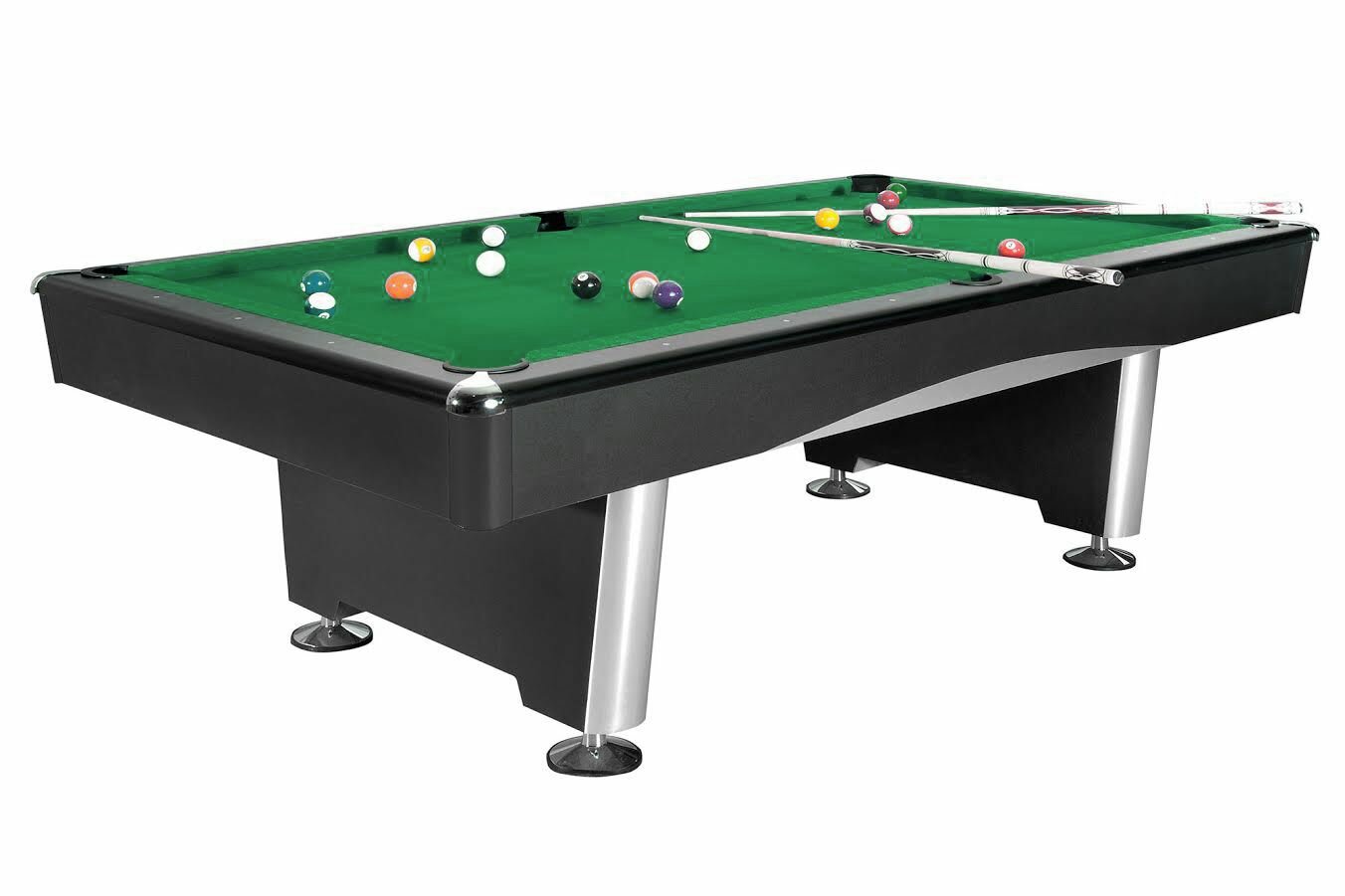 Dynamic Billard Бильярдный стол для пула Dynamic Triumph 7ф черный с аксессуарами