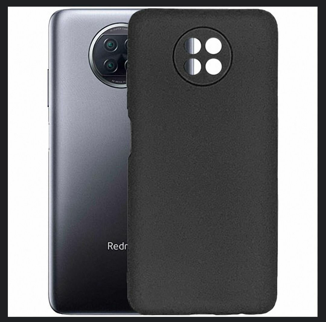 Xiaomi Redmi Note 9T силиконовый черный матовый чехол для сяоми, ксиоми редми нот 9т бампер накладка
