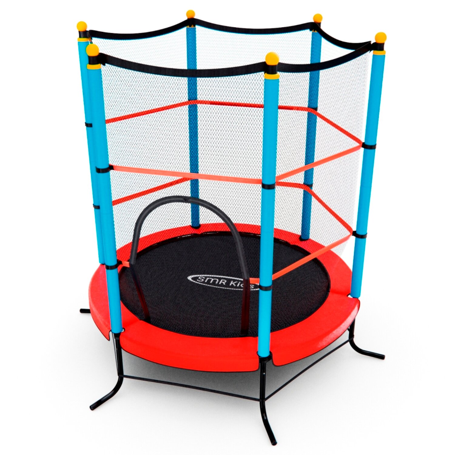 Батут с защитной сеткойDFC SMRKIDS 55 (TX-B7105FR) диаметр 140 см, детский, красный