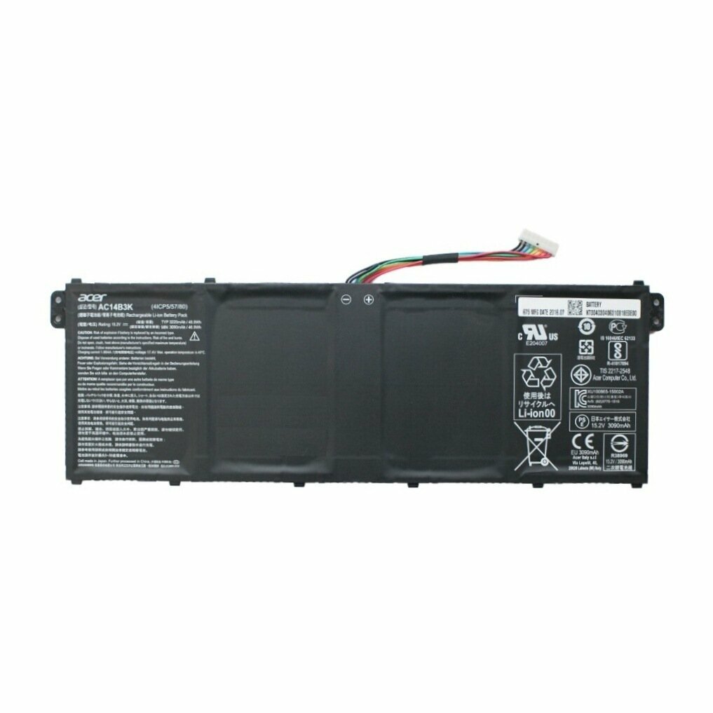 Аккумулятор для Acer Aspire V3-111 E3-111 ES1-511 AC14B8K ORG (15.2V 3220mAh)