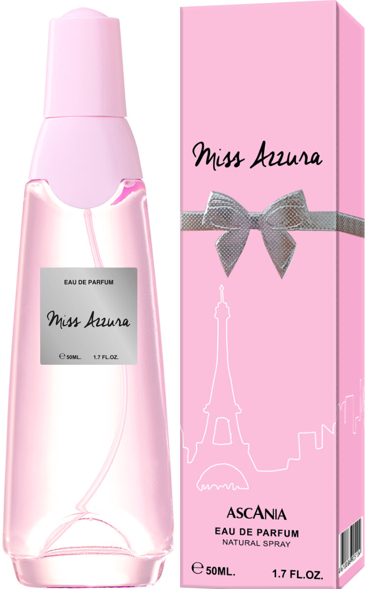 ASCANIA "Miss Azzura" парфюмерная вода женская, перезаполняемый флакон 50мл