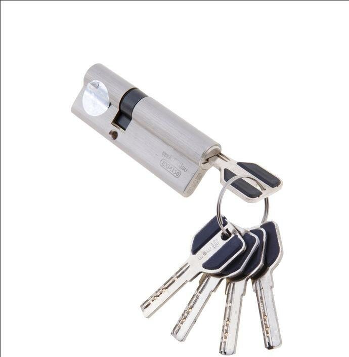 Цилиндрованный механизм MSM C55/35mm SN матовый никель (в комплекте 5 перфорированных ключей)