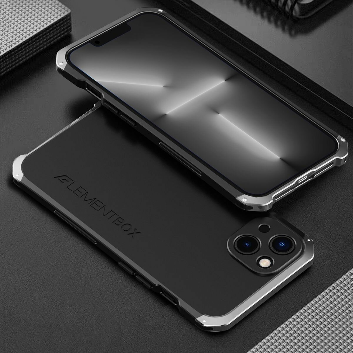 Чехол iPhone 15 (6.1") Element Box серебристый