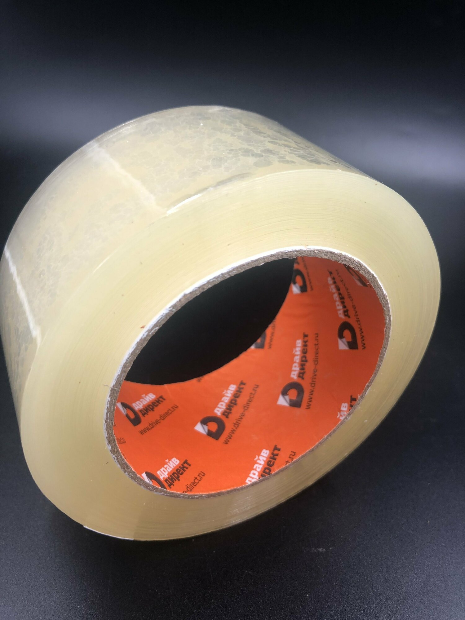 Клейкая лента-скотч 48 мм х 120 метров, прочная 45 мкм, 1 ролик, упаковочный скотч Драйв Директ