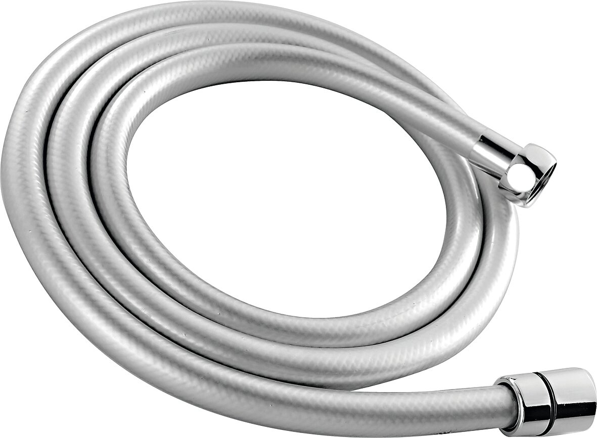 Шланг для душа 1,5 метра, армированный силикон, серый, блистер Osgard Amant 08005