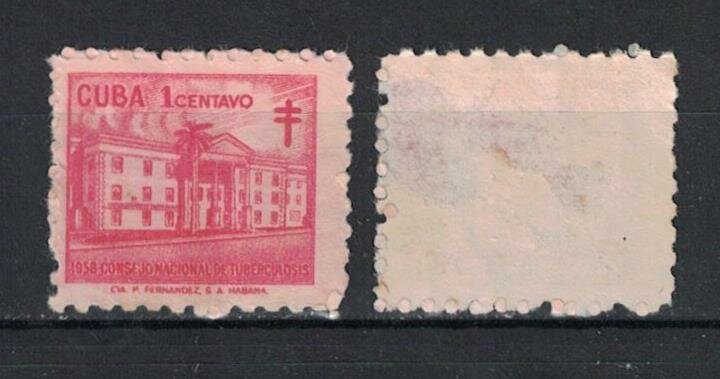 Почтовые марки Куба 1958г. "Налог для Национального совета противотуберкулезного фонда" Медицина NG