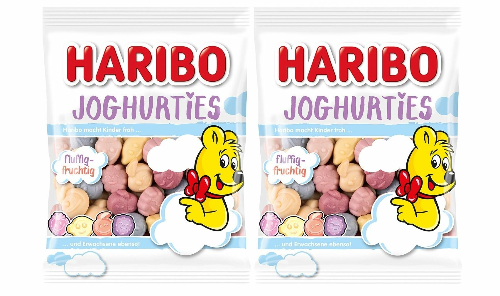 Мармелад жевательный Haribo Joghurties / Харибо Йогурт 2 шт по 160 гр. (Германия)