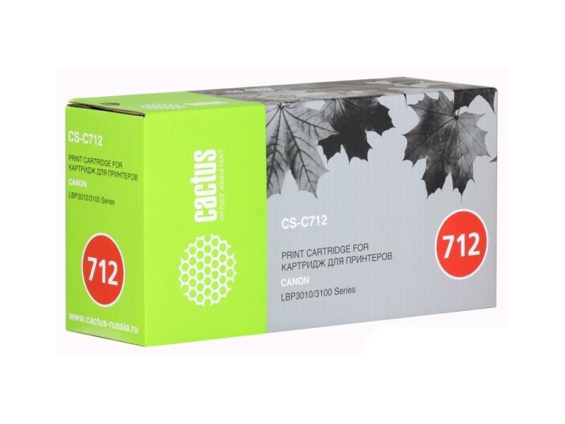Картридж лазерный Cactus CS-C712 для CANON LBP-3010/3100