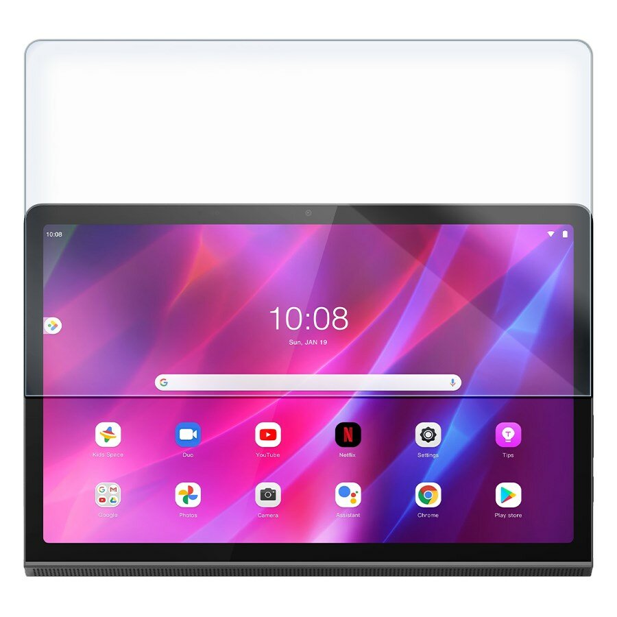 Стекло защитное гибридное Krutoff для Lenovo Yoga Tab 11, бесцветный