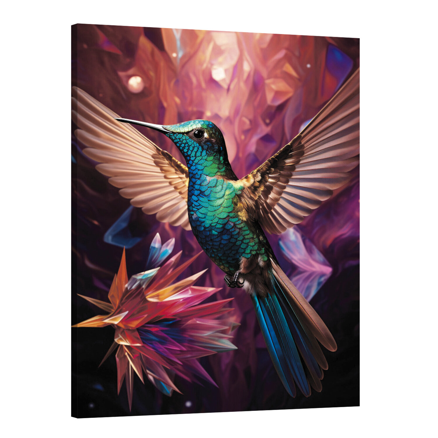 Интерьерная картина 50х70 "Колибри"