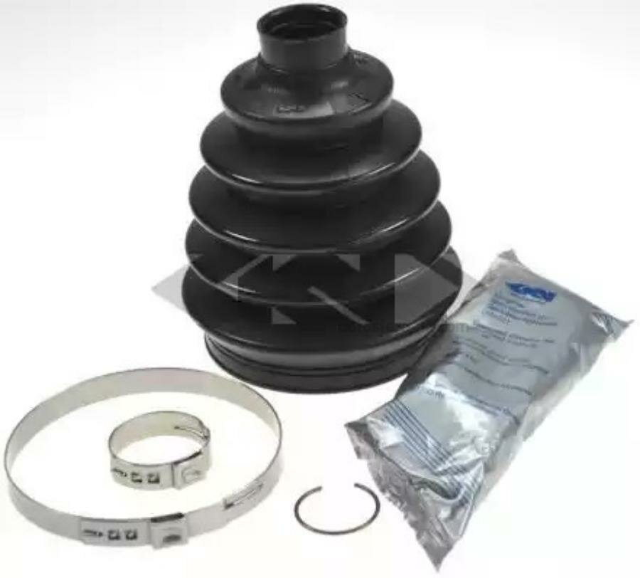 GKN 303483 Пыльник шруса наружн к-кт OPEL: ASTRA G 1.8 16v 09/00-, ZAFIRA 2.0DTI 16v 09/00-, 1.6CNG 09/01-
