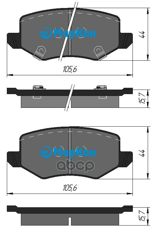 Колодки тормозные МарКон арт. 508602164